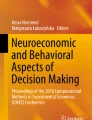 Decision Making: a Theoretical Review | Integrative Psychological and ...