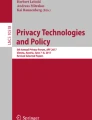 Privacy Theories and Frameworks | SpringerLink