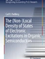 Introduction to Organic Electronic Devices | SpringerLink