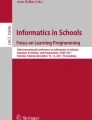 Computational Thinking: First Algorithms, Then Code | SpringerLink