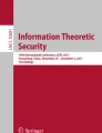Secure quantum network coding based on quantum homomorphic message authentication | Quantum ...