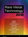 Selective Cerium Separation from Rare Earth Chloride Solutions Using ...
