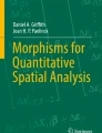 Spatial Econometrics: Methods and Models | Springer Nature Link (formerly SpringerLink)