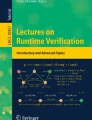 Introduction to the special issue on runtime verification | Formal ...