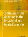 Continuous and Discrete Time Models | SpringerLink