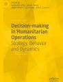 Humanitarian Logistics and Sustainability | SpringerLink