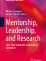 Mentorship in Higher Education: A Pathway to Student Success | Springer ...