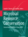 Preservation of Microorganisms | Springer Nature Link