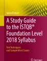 ISTQB® Certified Tester Foundation Level: A Self-Study Guide Syllabus ...