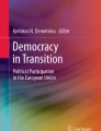 A conceptual map of political participation | Acta Politica