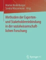 Das Experteninterview: Theorie, Methode, Anwendung | SpringerLink