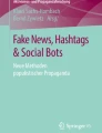 Computational Propaganda: Einsatz von Algorithmen zur Beeinflussung der ...