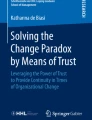 Barriers and Obstacles to Change | Springer Nature Link