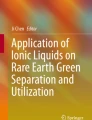 Application of Ionic Liquids and Deep Eutectic Solvents as Green ...