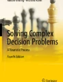 Decision Analysis—Expected Value Maximization | Springer Nature Link