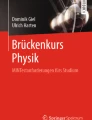 Experimentalphysik 1: Mechanik und Wärme | Springer Nature Link (formerly SpringerLink)