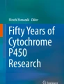 Cytochrome P450: Structure, Mechanism, and Biochemistry | SpringerLink