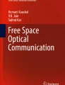 Free-space laser communication performance in the atmospheric channel ...