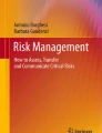 Enterprise Risk Management Models | SpringerLink