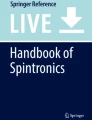 Fundamentals of Magnonics | SpringerLink
