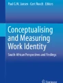 Occupational Identity | SpringerLink