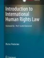 International Human Rights Law: Theory and Practice | Springer Nature ...