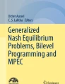 Bilevel Programming Problems: Theory, Algorithms and Applications to Energy Networks | SpringerLink