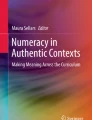 Re-highlighting the potential of critical numeracy | Mathematics ...