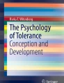 A New Approach to the Study of Tolerance: Conceptualizing and Measuring ...