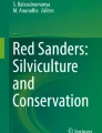 Red sandalwood (Pterocarpus santalinus L. f.): biology, importance ...