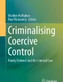 Coercive Control in the Courtroom: the Legal Abuse Scale (LAS ...