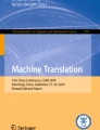 Dose multimodal machine translation can improve translation performance? | Neural Computing and ...