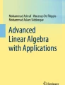 Applied Linear Algebra and Matrix Analysis | Springer Nature Link ...