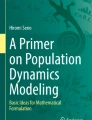 Mathematical Modeling of Population Dynamics Based on Recurrent ...