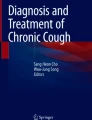 Therapeutic Targets for the Treatment of Chronic Cough | Current ...