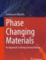 Sustainable synthesis of thermal energy storage materials: integrating ...
