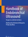 Endobronchial ultrasound-guided transbronchial needle aspiration (EBUS ...