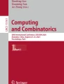 Algorithms for 2-balanced connected k-partition problem in graphs | Journal of Combinatorial ...