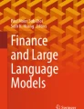 Large Language Models in Finance (FinLLMs) | Neural Computing and ...