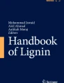 Handbook of Lignin | Springer Nature Link (formerly SpringerLink)