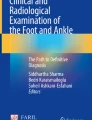 Imaging of osteoarthritis from the ankle through the midfoot | Skeletal ...