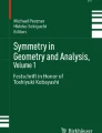 Symmetry in Geometry and Analysis, Volume 3: Festschrift in Honor of ...