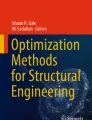 Optimization methods for truss geometry and topology design | Structural and Multidisciplinary ...
