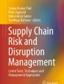 Food supply chain disruptions and its resilience: a framework and ...