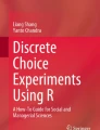 Random Utility Models: Theoretical Background | Springer Nature Link