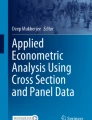 Spatial Econometrics: From Cross-Sectional Data to Spatial Panels | SpringerLink