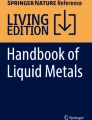 Roadmap towards new generation liquid metal thermal interface materials ...